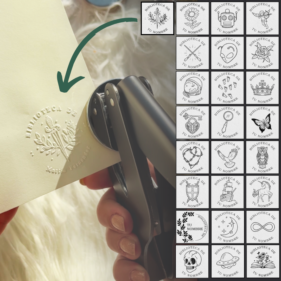 Embosador de Libros Personalizado – Whispering Pages - Español